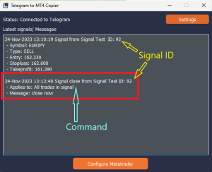 C. How to update signals with replies (signal commands) – Telegram To ...